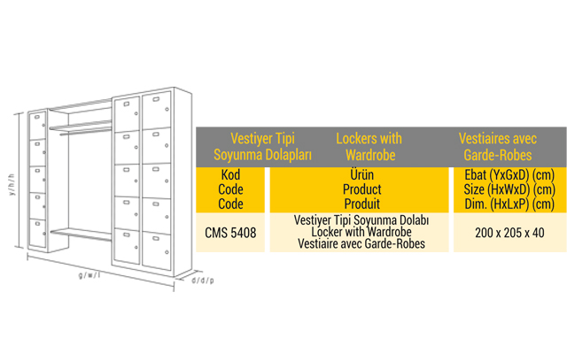 Locker with Wardrobe – EBOMODEL ENGINEERING DESIGN FURNITURE